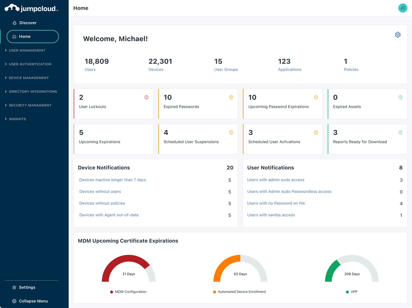 JumpCloud: SSO e Active Directory Reimaginados